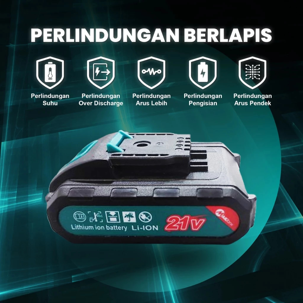 Jual Mailtank Baterai 21V Untuk Mesin Cordless Mailtank SH201 dan SH07 ...