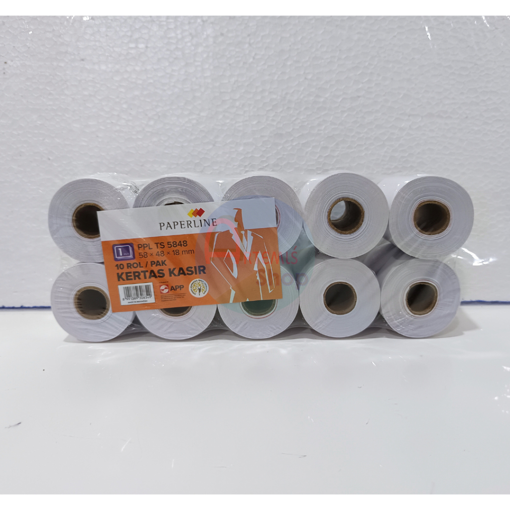Jual Kertas Kasir / Struk / Paper Register Roll 58 x 48 PAPERLINE ...