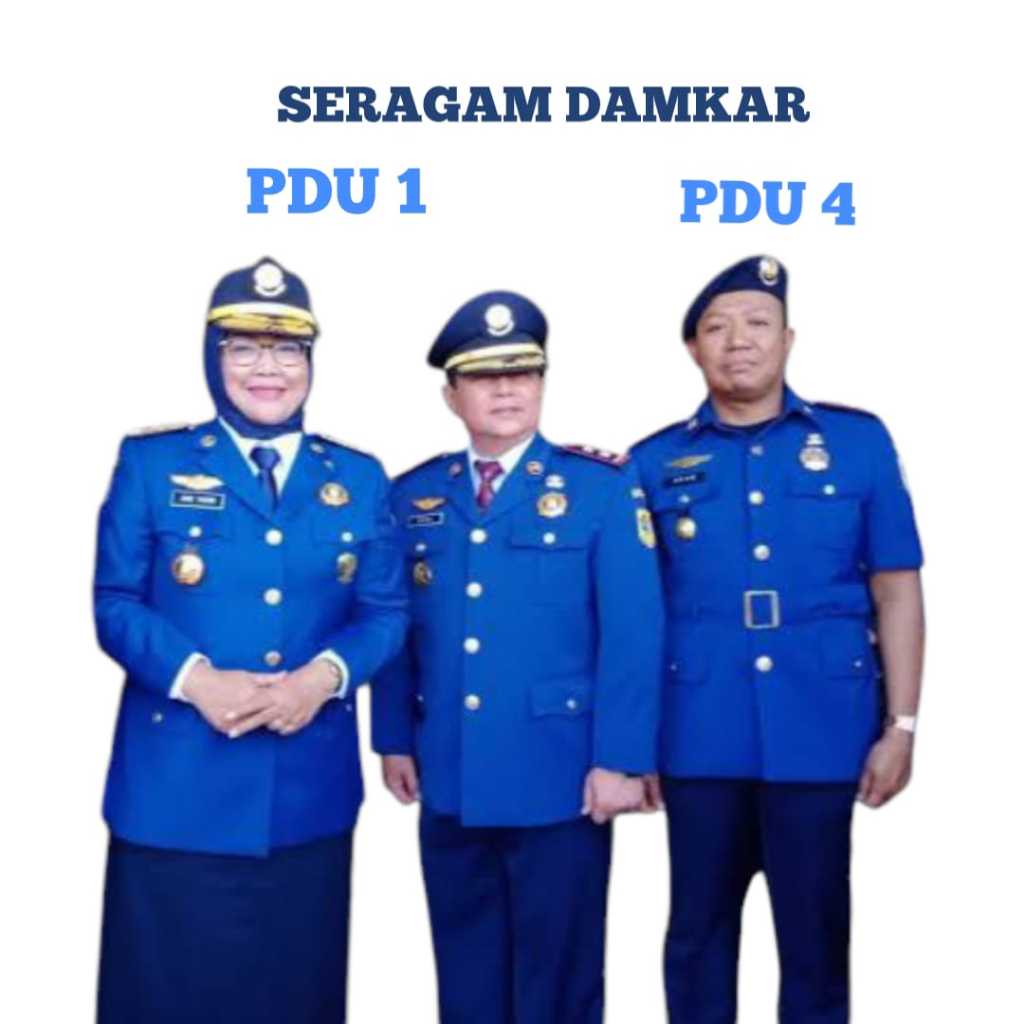 Jual Seragam PDU 1 DAMKAR Pria dan Wanita Kancing Gold | Shopee Indonesia