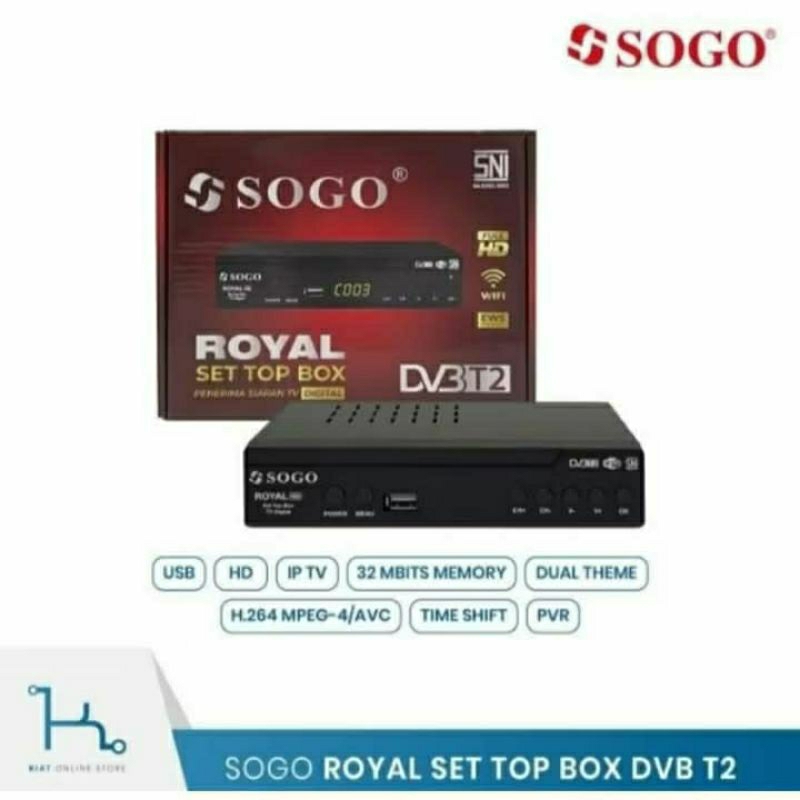 Jual STB SET TOP BOX SOGO ROYAL | Shopee Indonesia