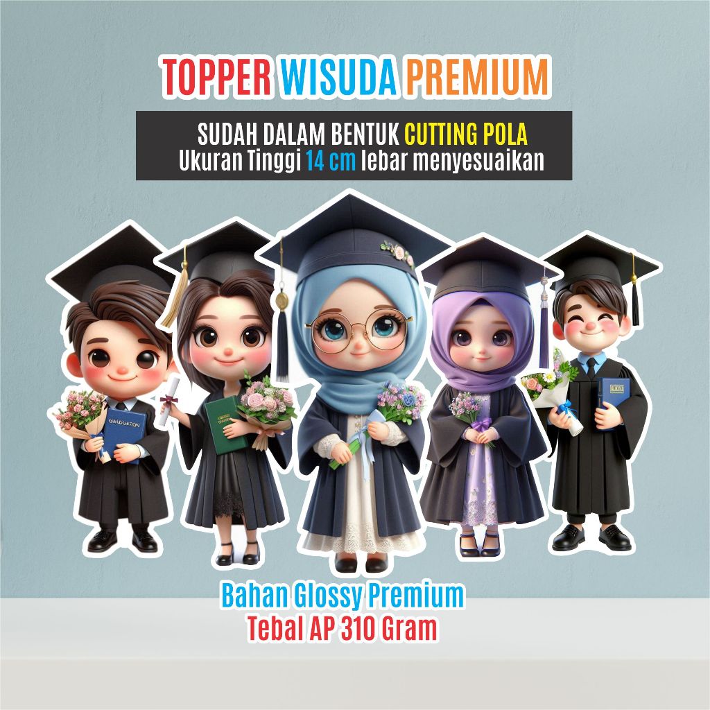Jual Topper Buket Wisuda / Graduation / Sempro | Shopee Indonesia