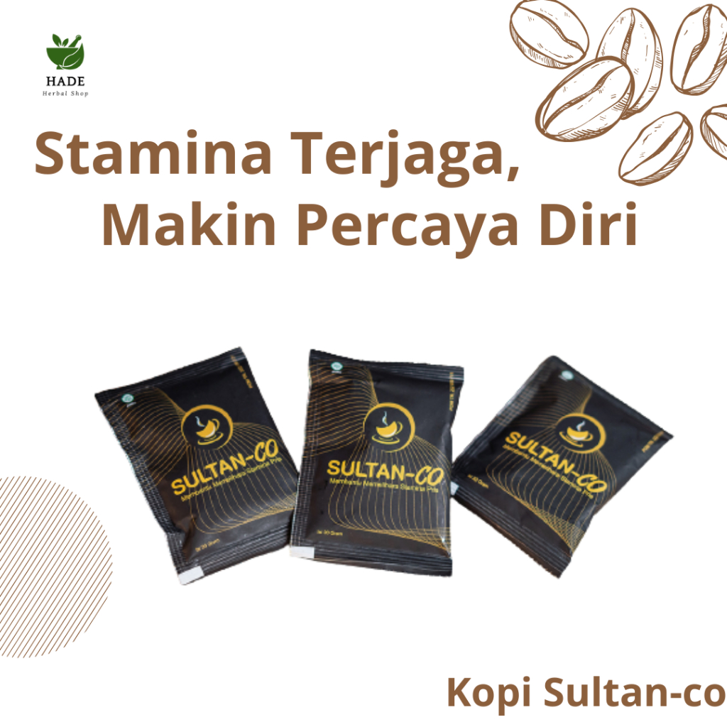 Jual Kopi Sultan-Co | Kopi Stamina Pria Dewasa Bpom | 1 Box (10 Sachet) | Shopee Indonesia