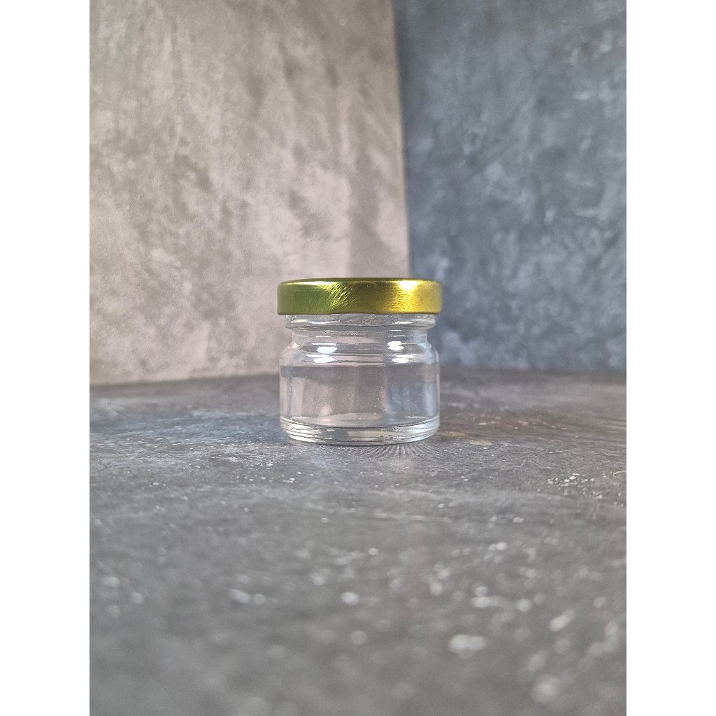 Jual Jar Round - 25 ml / botol kaca mini 25ml botol silinder bumbu madu ...
