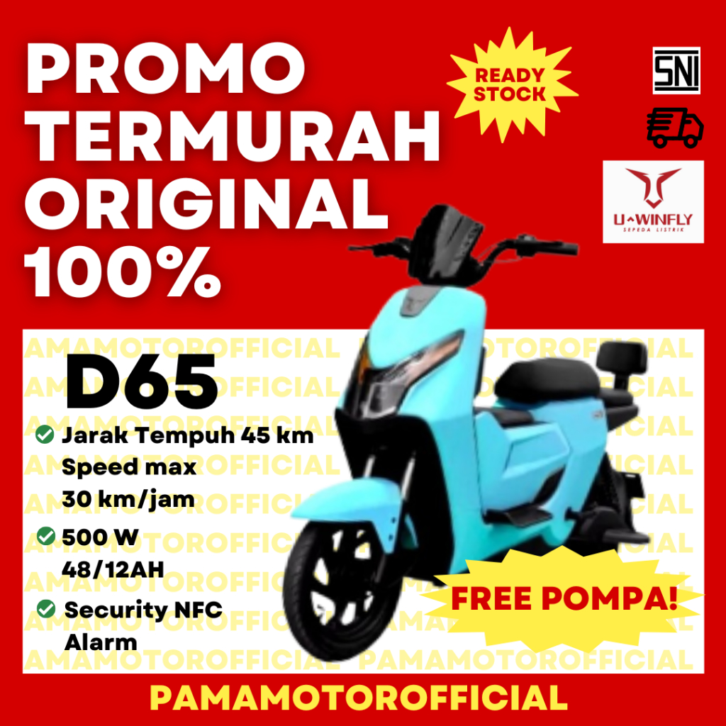 Jual UWINFLY D65 Sepeda Listrik Best Seller PROMO | Shopee Indonesia