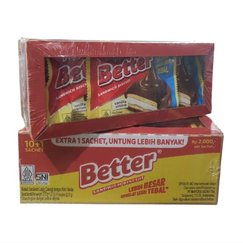 Jual BETTER 2000 BOX ( ISI 10 SACHET ) | Shopee Indonesia