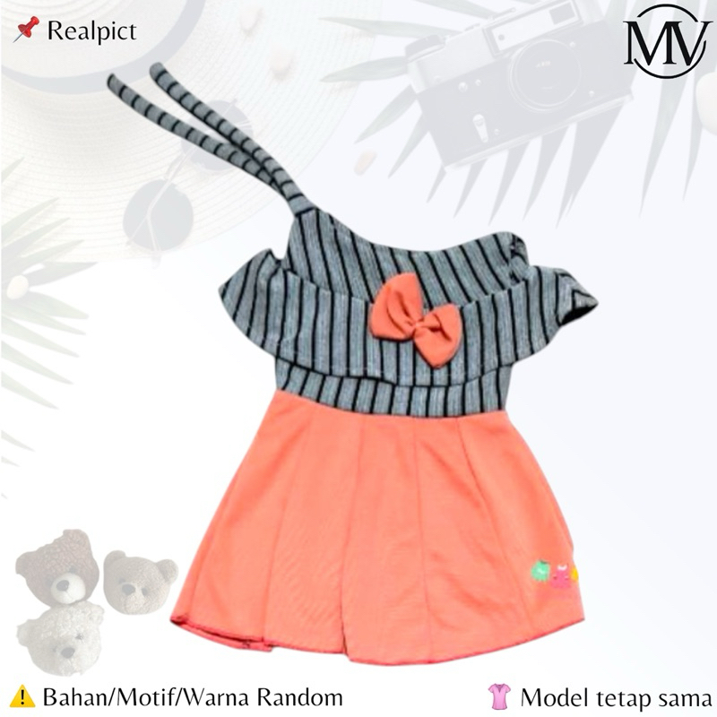 Jual DRESS ANAK NADIA ADA TALI USIA 3-12 BULAN | Shopee Indonesia