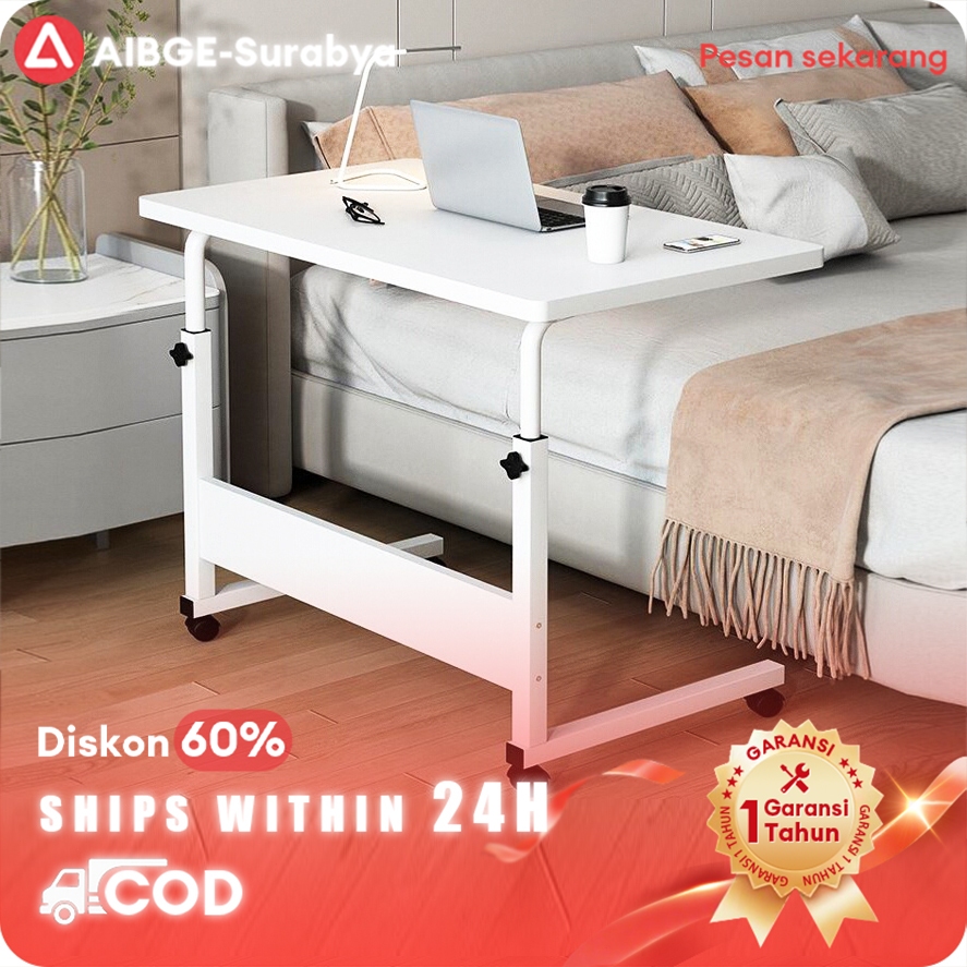Jual Meja Laptop Lipat Adjustable Standing Desk Adjustable Bed Side ...
