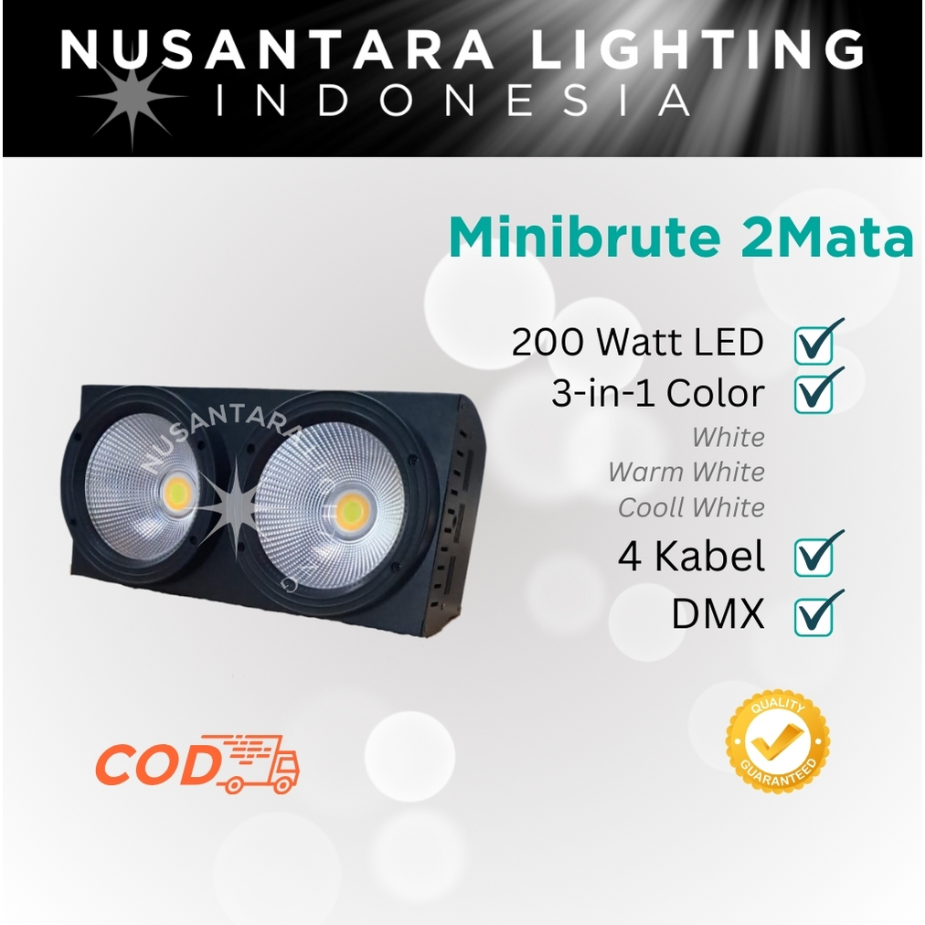 Jual Lampu Sorot Panggung Mini Brute 2 Mata / Minibrute 2 Mata / Lampu ...