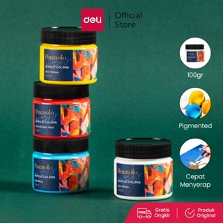 Jual Finenolo Acrylic Paint / Cat Akrilik / Cat Lukis 100ml Warna ...