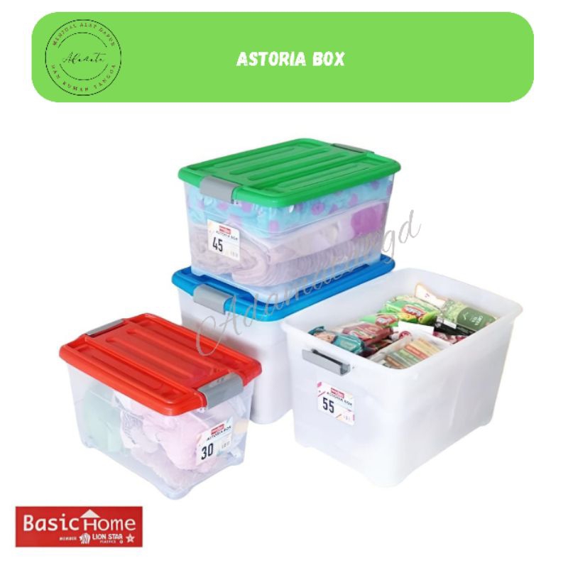 Jual Box Container/Kotak Penyimpanan ASTORIA BOX Basic Home Box Elegan ...