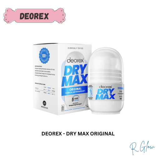 Jual Rglow - Deorex Dry Max Original Deodorant Roll on 30ml READY STOCK ...
