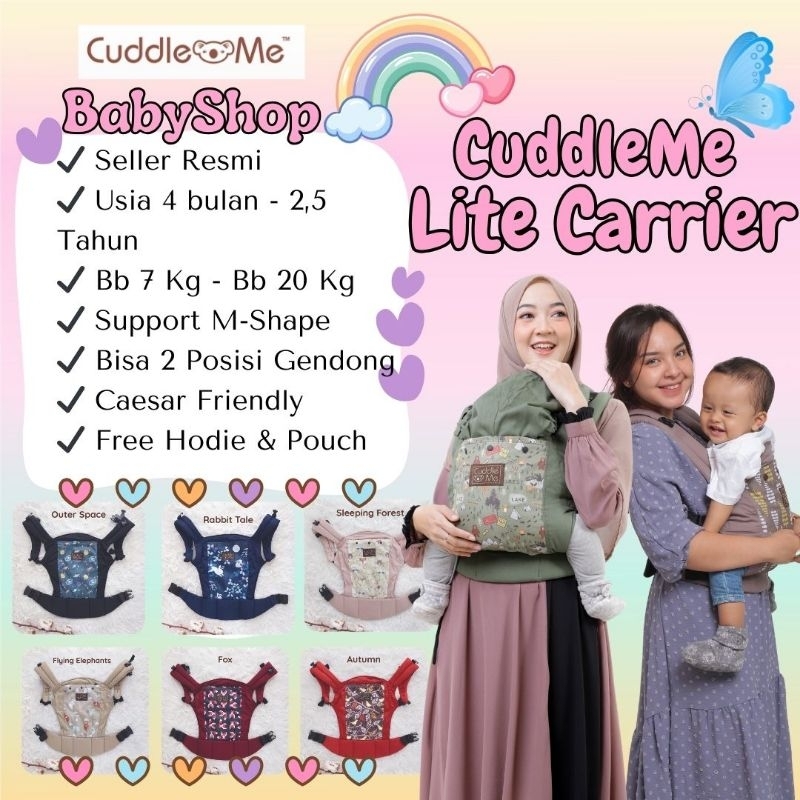 Jual Gendongan Bayi CUDDLE ME Lite Carrier Mshape Gendongan Kanguru ...
