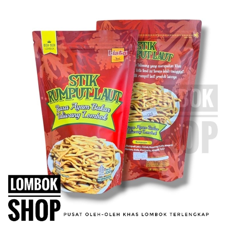 Jual Stik Rumput Laut Rasa Ayam Bakar Taliwang Khas Lombok Kualitas ...