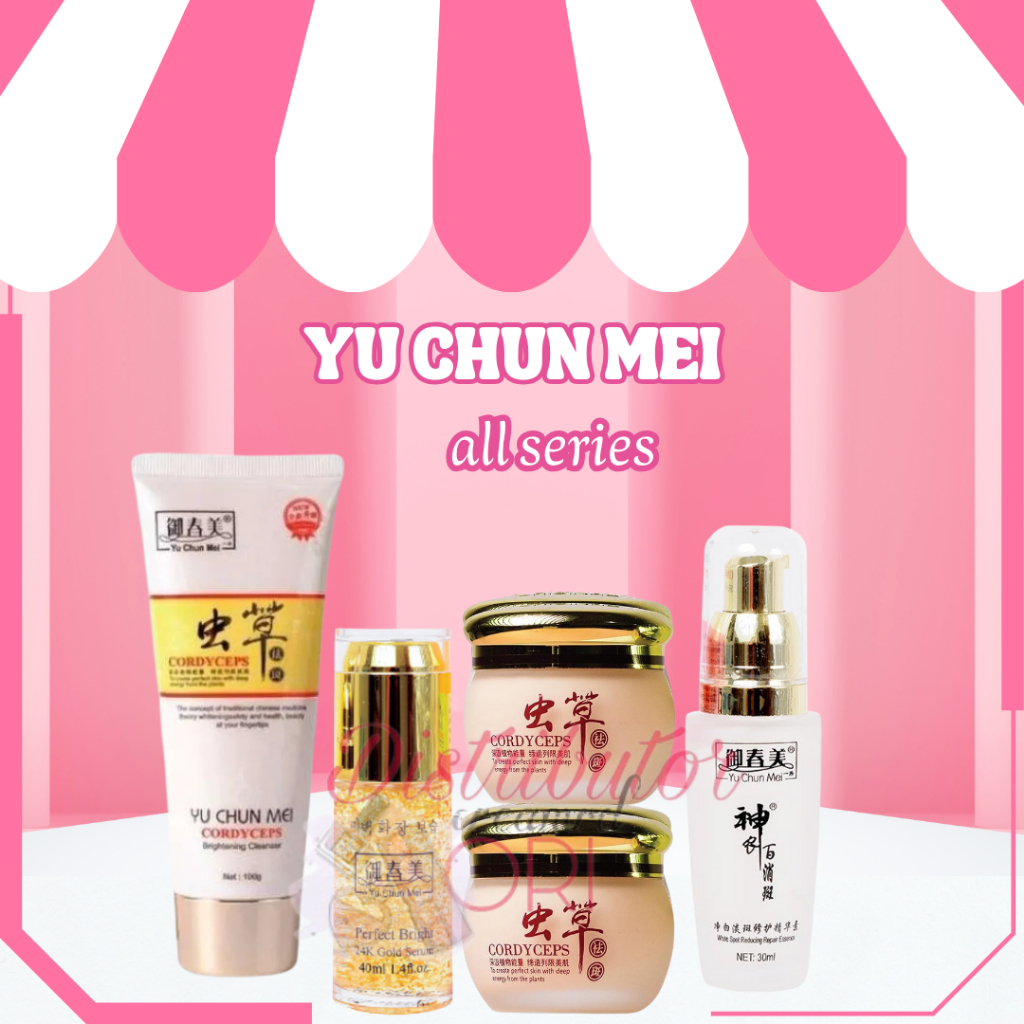 Jual [BPOM ORIGINAL] YU CHUN MEI Cordyceps DAY | NIGHT | TONER | FACIAL ...