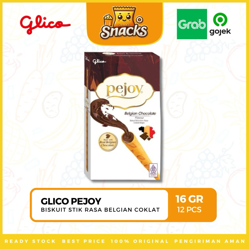 Jual Lav.Snacks︱Glico Pejoy Biskuit Stik Coklat 30GR - 1 PCS | Shopee Indonesia