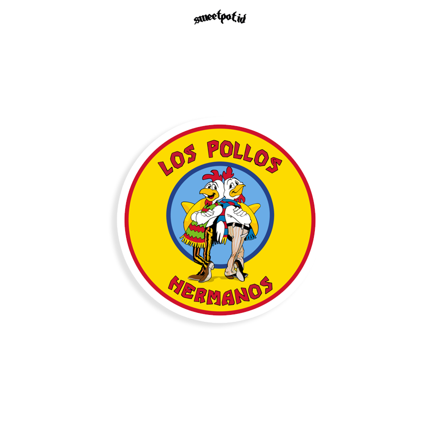 Jual (BISA COD) STIKER AESTHETIC "LOS POLLOS HERMANOS (BREAKING BAD ...