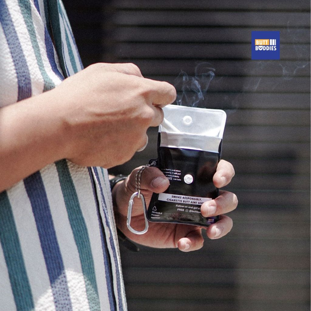 Jual Asbak Portable Saku Mini / Portable Ashtray Aesthetic + gantungan ...