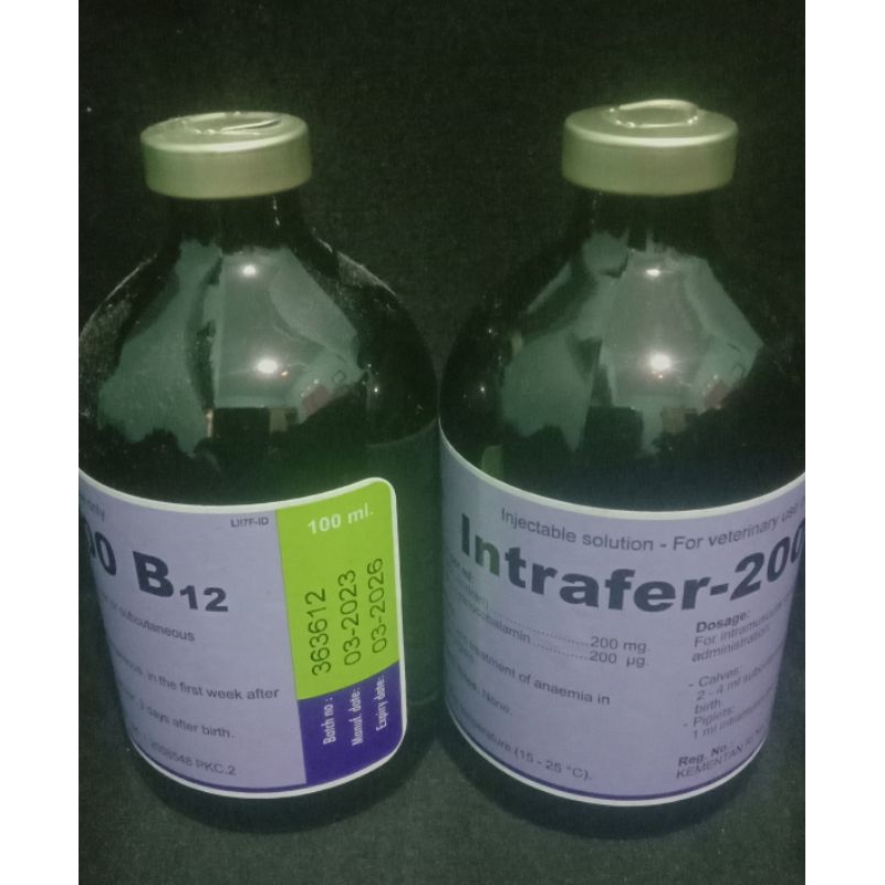Jual Intrafer -200 B12 untuk vitamin untuk anak Babi | Shopee Indonesia