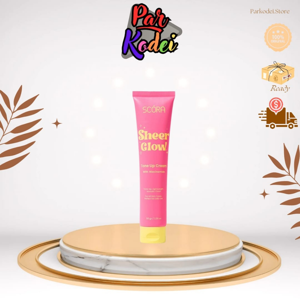 Jual SCORA Sheer Glow Tone Up Cream 20gr/30gr | Shopee Indonesia