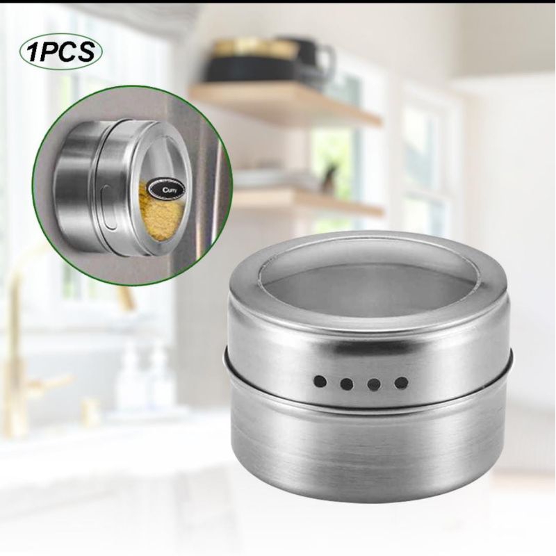 Jual Tempat Bumbu Makanan Magnetic Spice Jar Container / Condiment ...