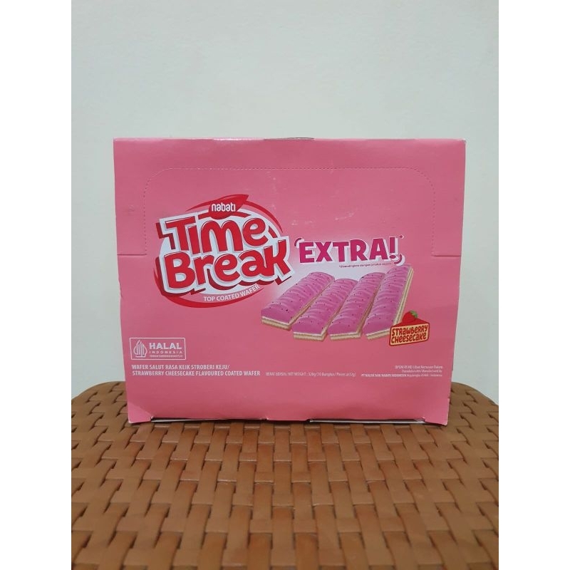 Jual Nabati Time Break Strawberry Cheesecake 10 pcs X 32 gram | Shopee ...