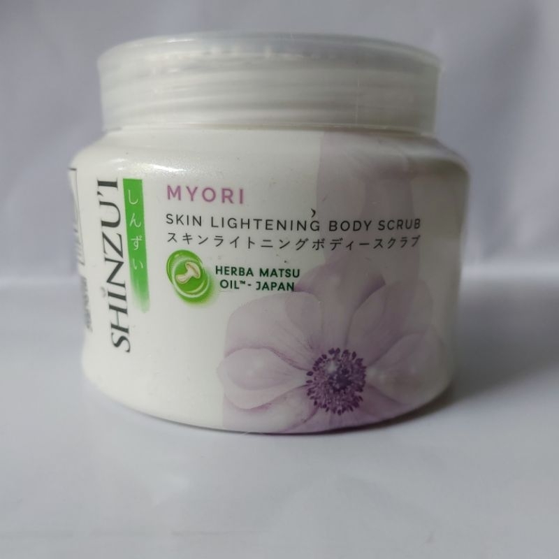 Jual ( Ori New! ) Shinzu'i skin lightening body scrub Myori 110 gr ...