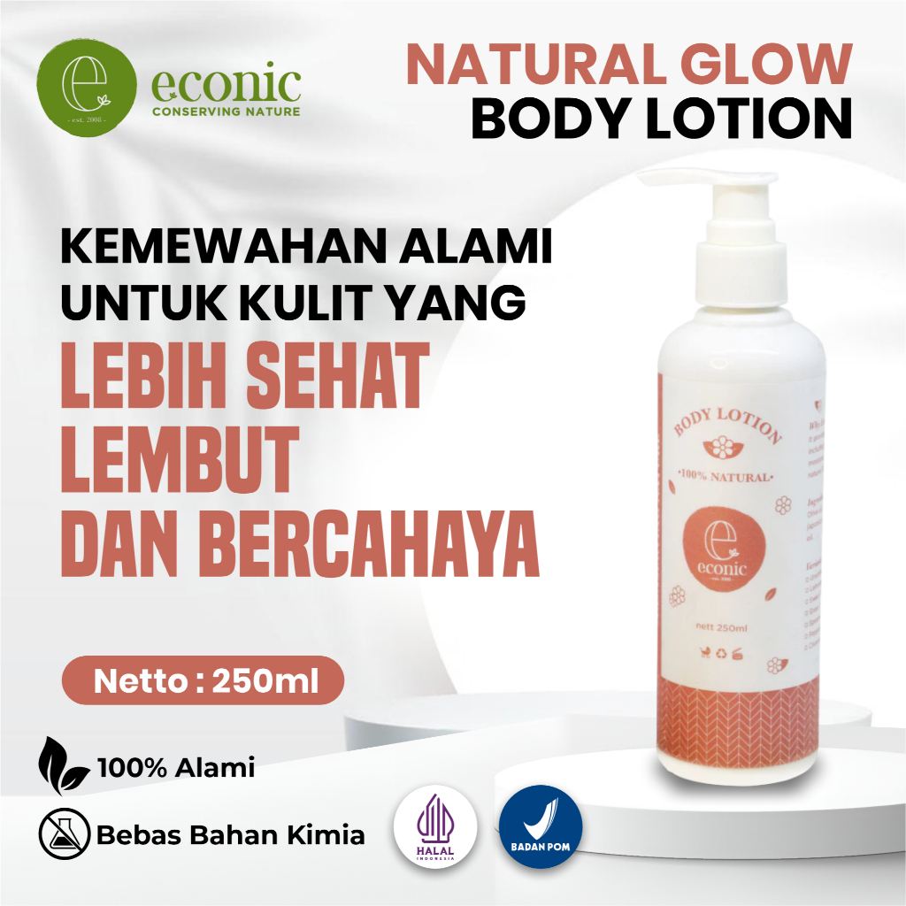 Jual Body Lotion Glow 250mL | Lotion Tubuh Natural Glow | Natural Body ...