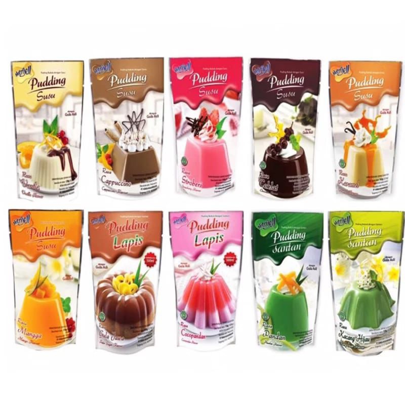 Jual PUDING NUTRIJEL PUDING SUSU ALL VARIAN RASA | Shopee Indonesia