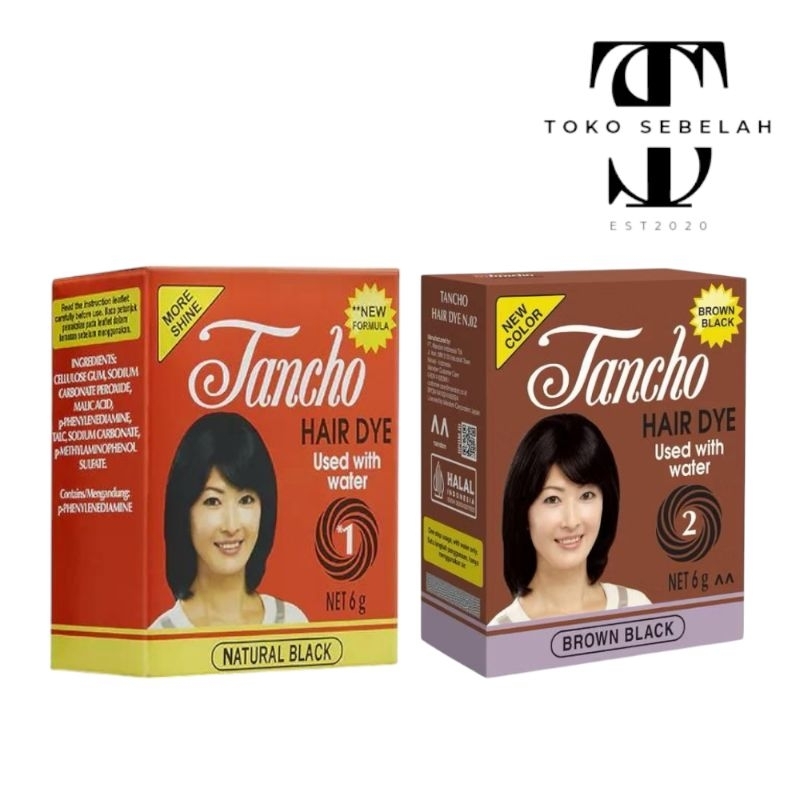 Jual Tancho Hair Dye No.1 No.2 6g | Shopee Indonesia
