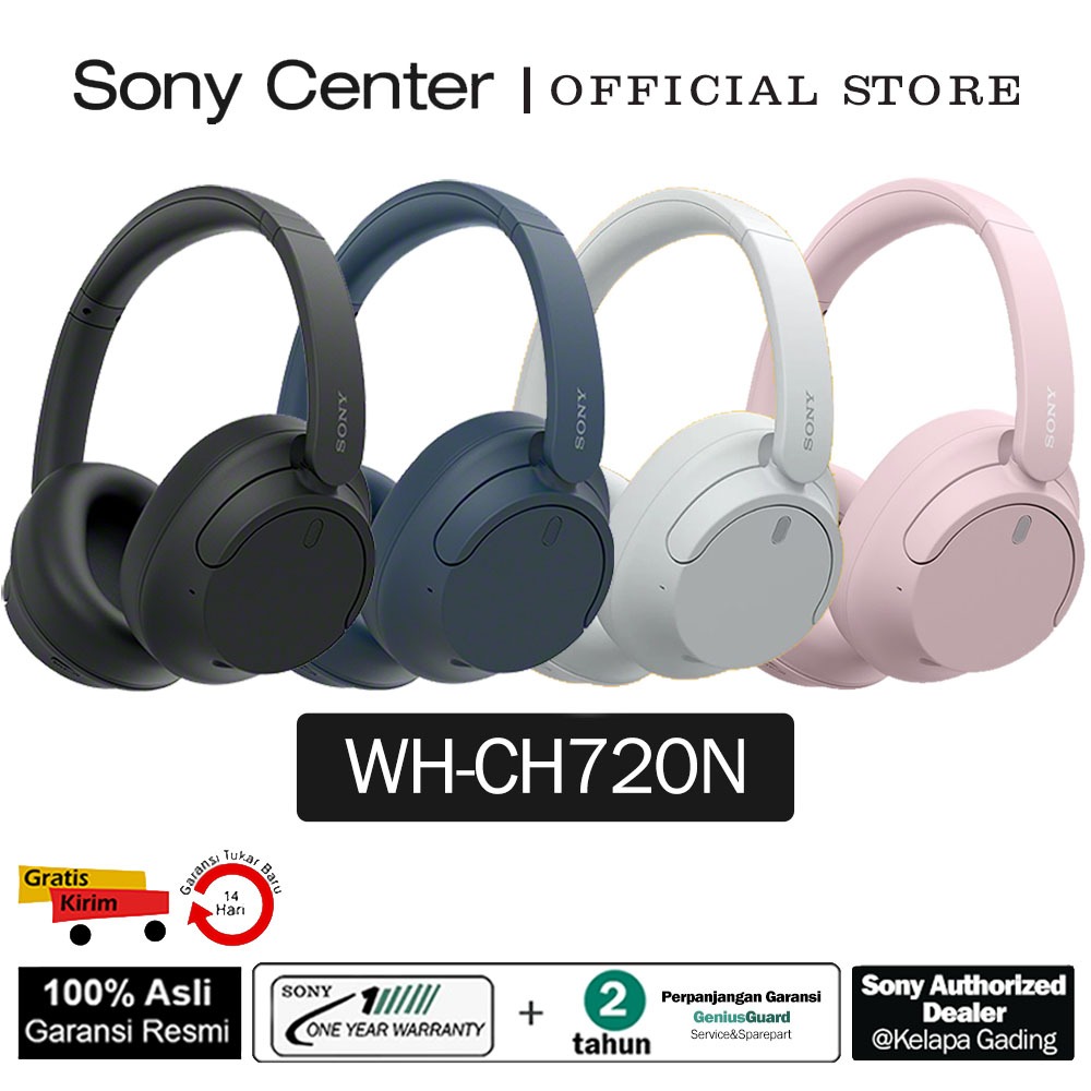 Jual Sony Center SONY WH-CH720N / WHCH720N / WH CH720N / CH720 Bluetooth Wireless Over-Ear ...