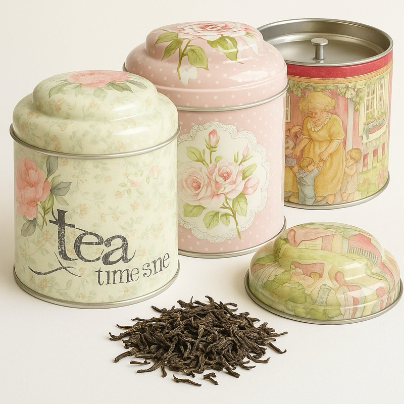 Jual Scoop Kotak Kaleng / Tin Box Bunga 71242100 | Shopee Indonesia