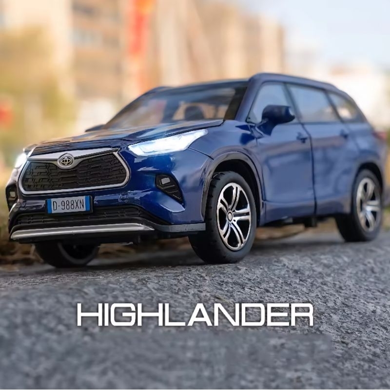 Jual Diecast Miniatur Mobil Highlander Toyota Inova Zenix Skala 1:32 ...