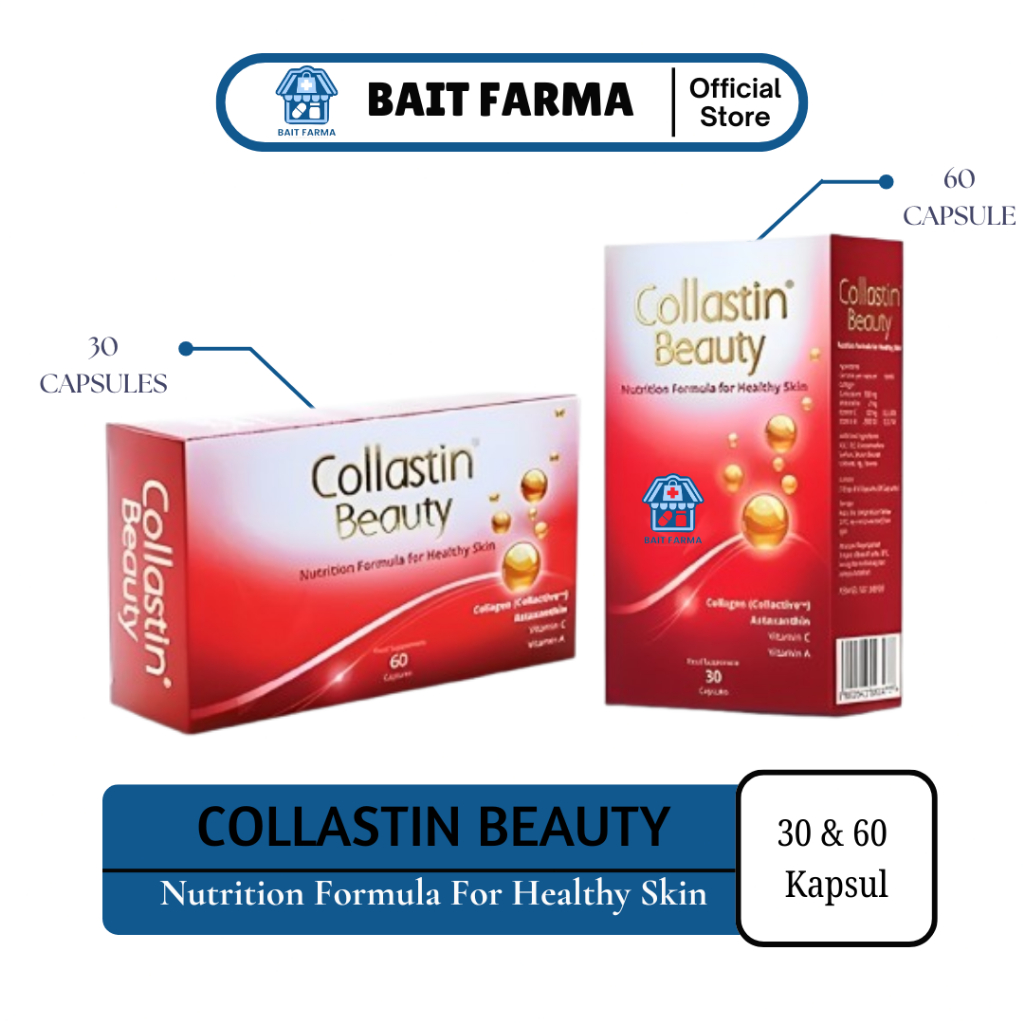 Jual COLLASTIN BEAUTY 60KAPSUL | COLLAGEN 500MG + ASTAXANTHIN 2MG ...