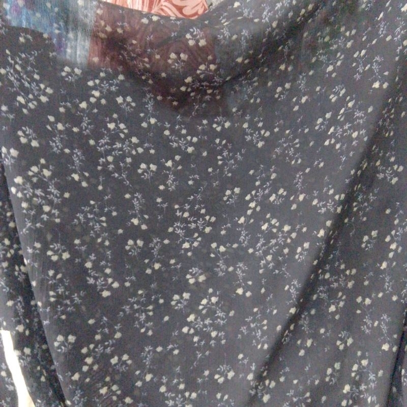 Jual kain sifon motif yoryu - kain sifon motif bunga - kain sifon abaya ...