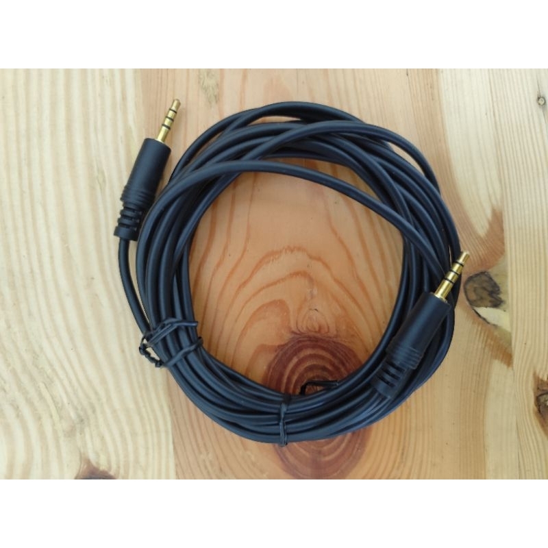 Jual Kabel AUX to AUX 4 pin 4 pole jack 3.5cm Connector | Shopee Indonesia