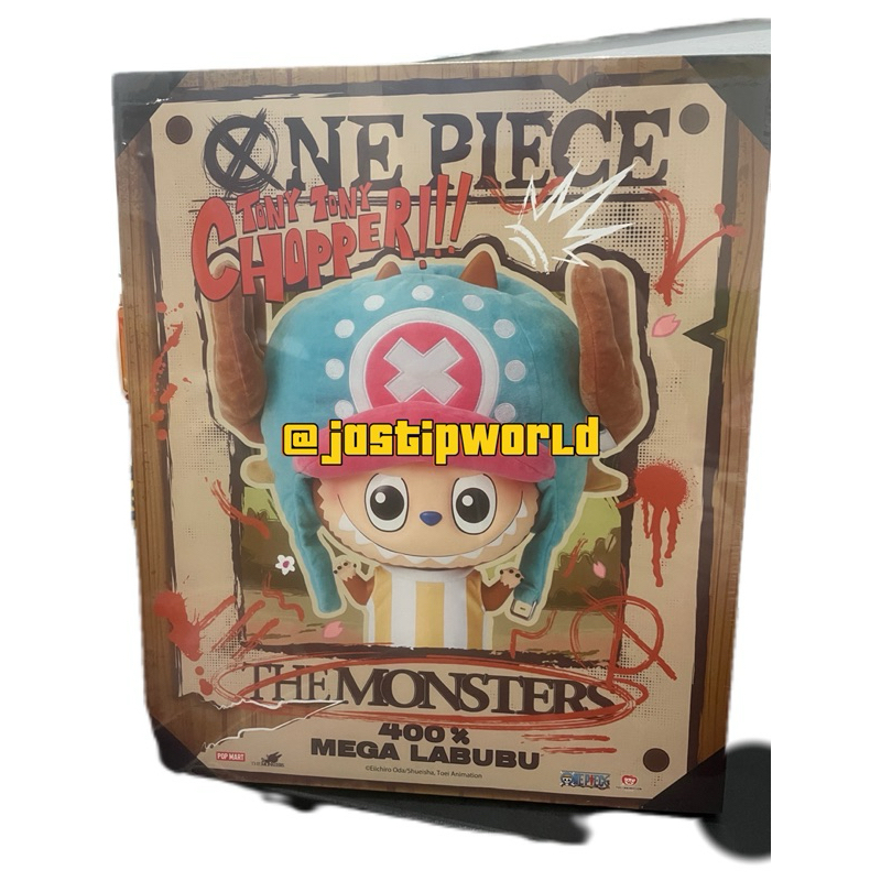 Jual Megaaa Labubu 400% the monster x One Piece (Limited Edition ...