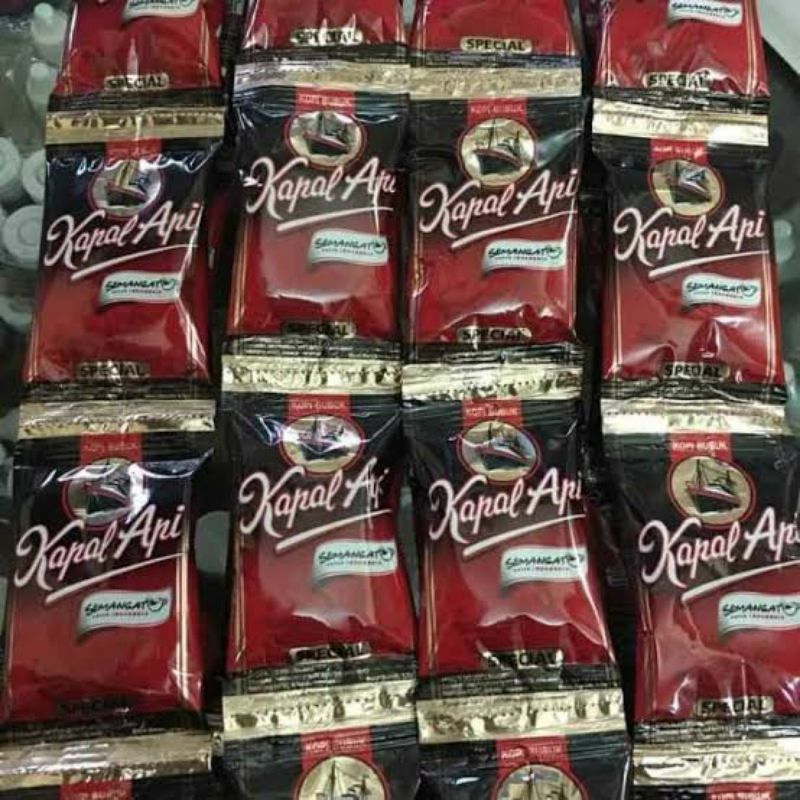 Jual Kopi Kapal Api tanpa gula rentengan ( 10 sachet x 6gr) - Kopi ...