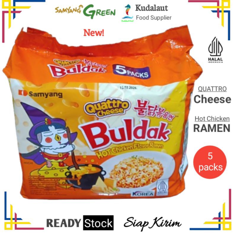 Jual Samyang Buldak Quattro Cheese Ramen Noodles Hot Chicken / Mie ...