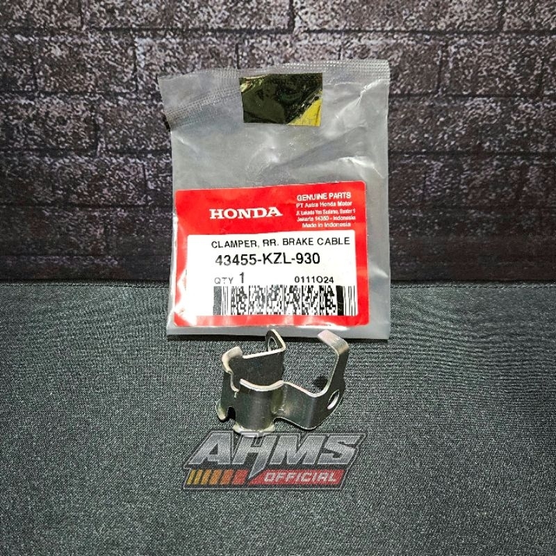 Jual Clamper Klem Breket Kabel Rem Belakang Vario 150 125 BeAT Scoopy ...