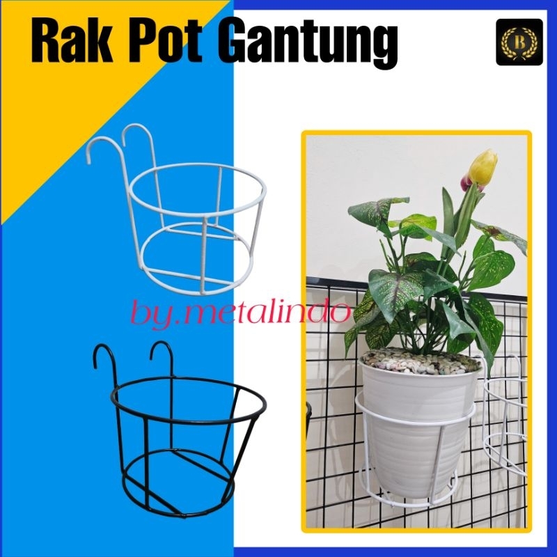Jual Rak pot bunga vertikal garden rak pot bunga pagar balkon rak pot ...