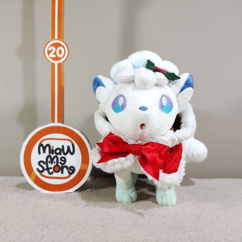 Jual Boneka Pokemon Vulpix Alolan Edisi Christmas Original Pokemon ...