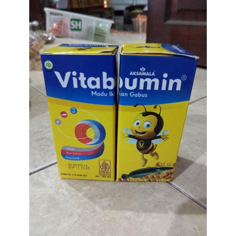 Jual Vitabumin Aksamala Madu Ikan Gabus Multivitamin Anak Vitamin 130ml (Expired Oktober 2025 ...
