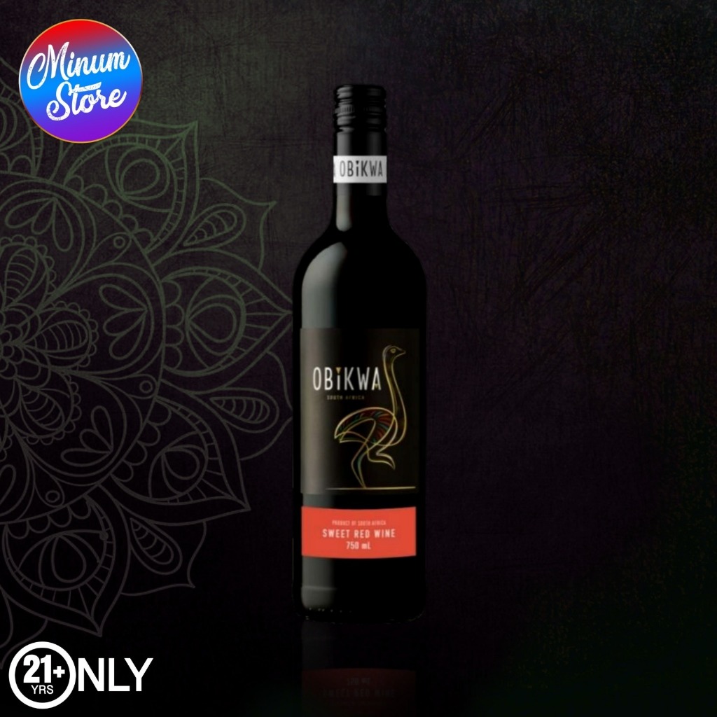 Jual OBIKWA South Africa Sweet Red 750ml | Shopee Indonesia