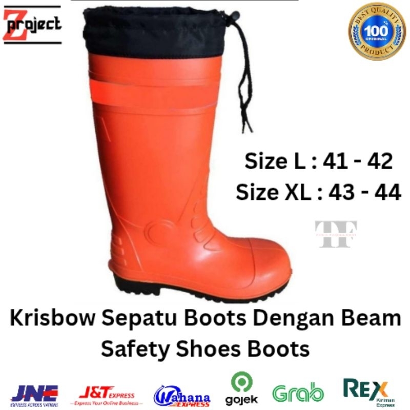 Jual KRISBOW Sepatu Safety Boots dengan Beam Port / Sepatu Boots Safety ...