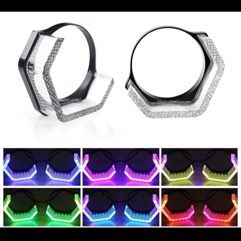 Jual shroud 5D crystal hexagonal glory acrylic rgb matrix cover biled ...