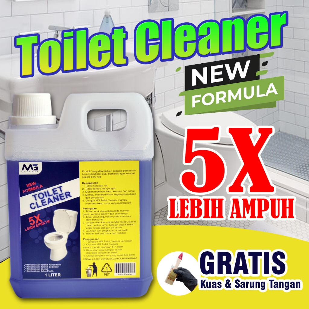Jual NEW MG TOILET CLEANER - PEMBERSIH KERAK LANTAI TOILET KAMAR MANDI ...