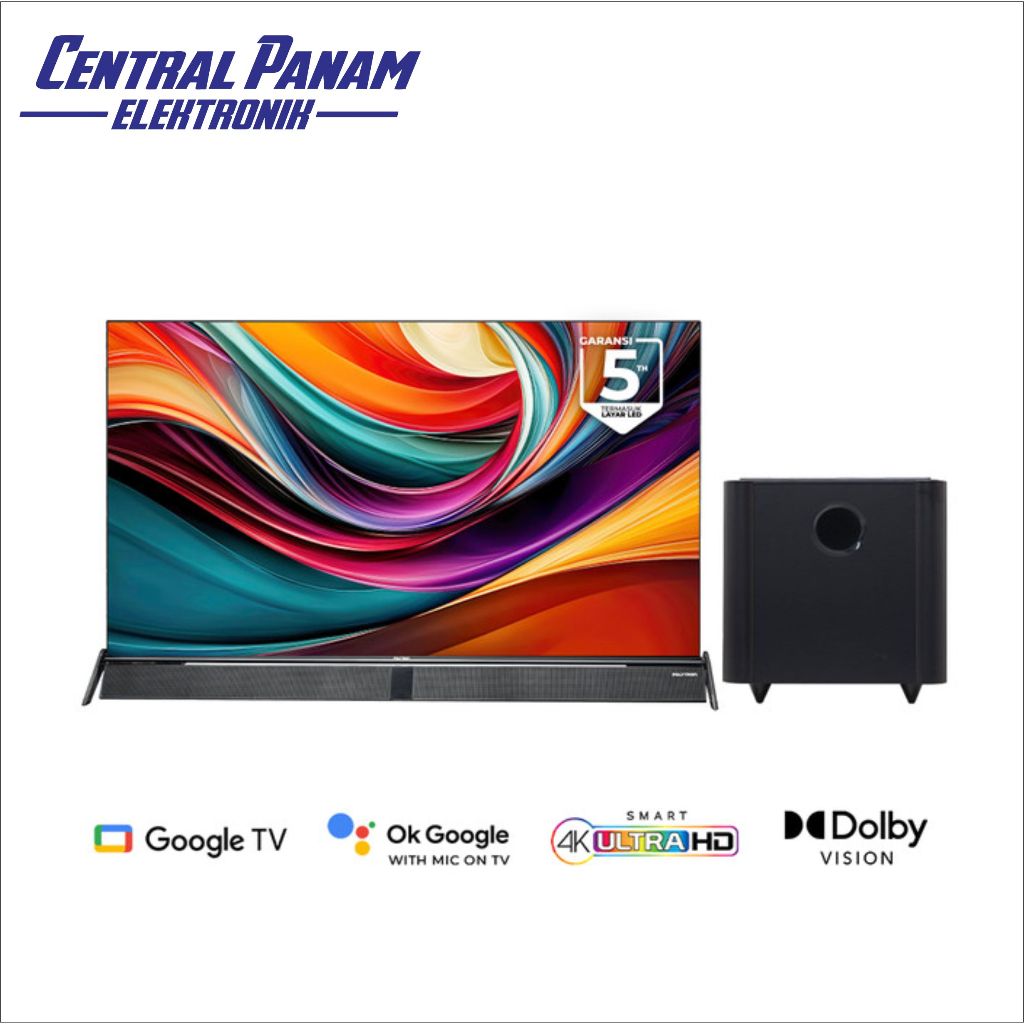 Jual POLYTRON 4K UHD Smart Google TV 43 Inch PLD 43BUG5058 Central ...