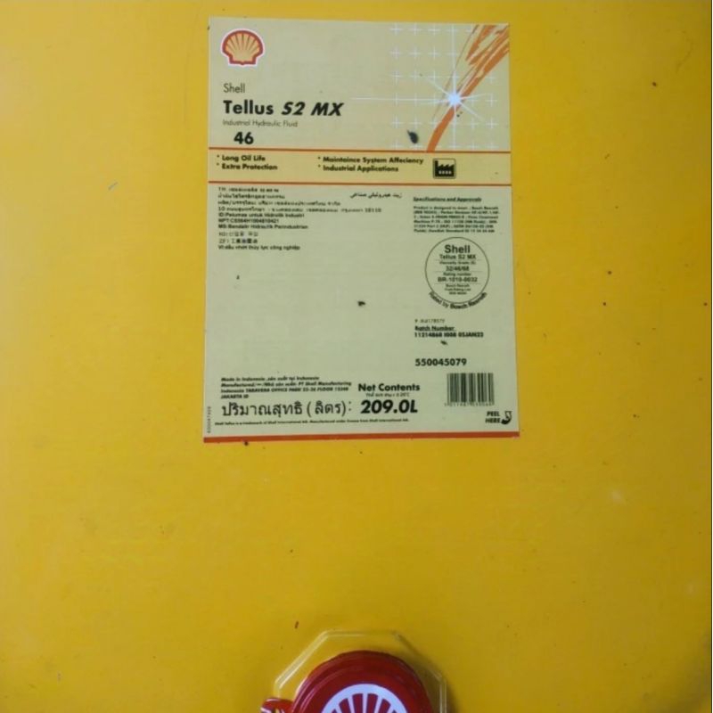 Jual Oli Shell Tellus S2 MX 46 Hidrolik 209L | Shopee Indonesia