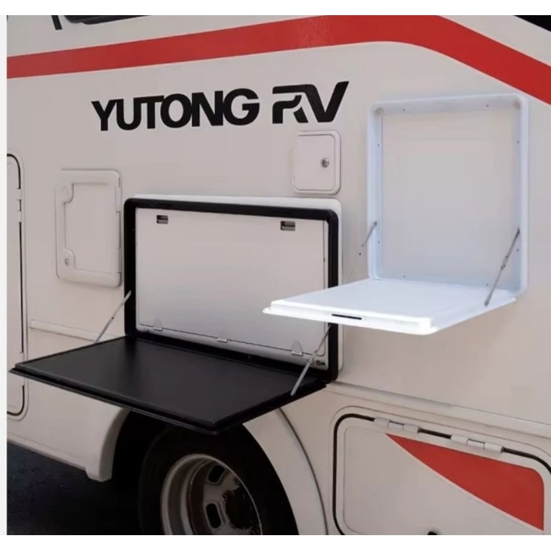 Jual RV Caravan eksternal folding table meja samping campervan (putih ...