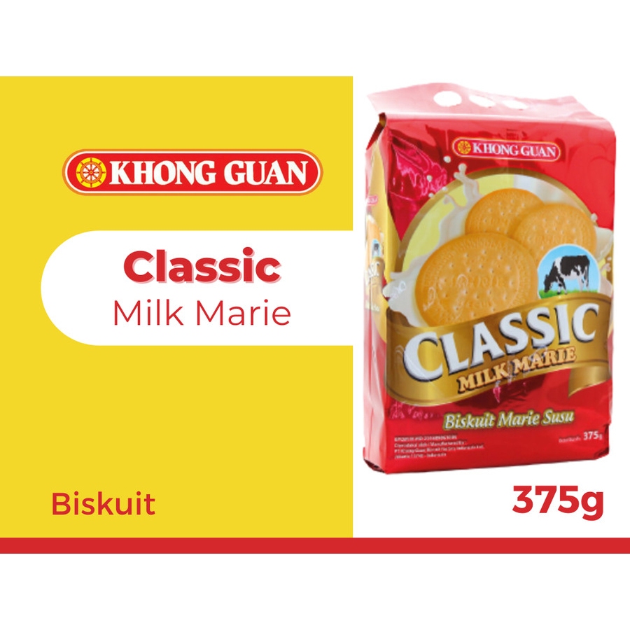 Jual KHONG GUAN Classic Marie Susu Marie Milk biskuit biscuit 375g 375 gram | Shopee Indonesia